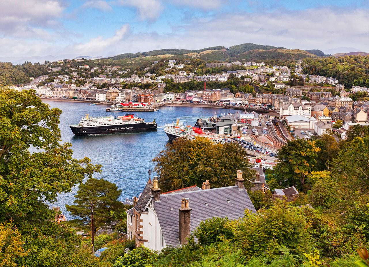 Oban (Skotsko), Velká Británie, Severní, Baltské a Norské moře ...