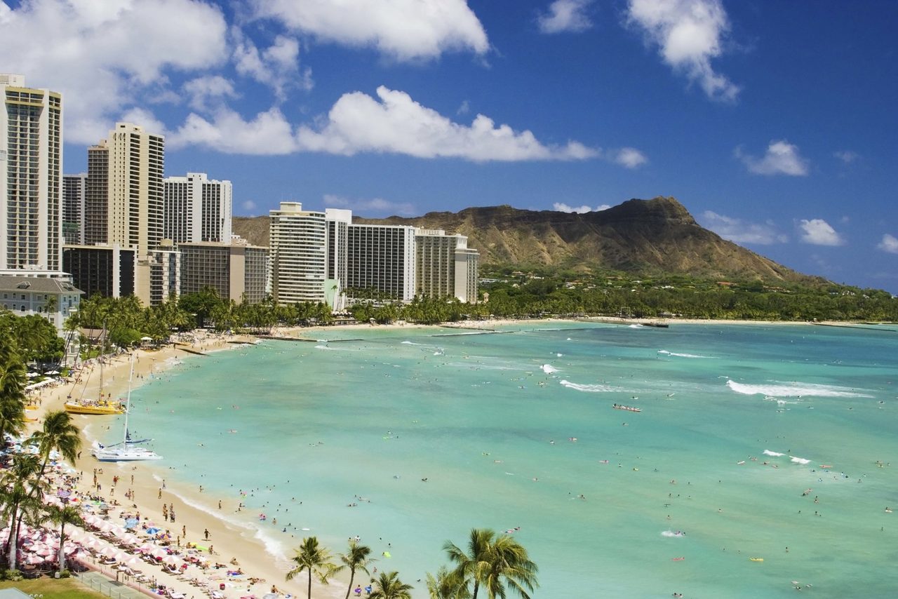 Honolulu, Havaj, USA, Tichý oceán, Nejlepší destinace pro plavbu lodí ...