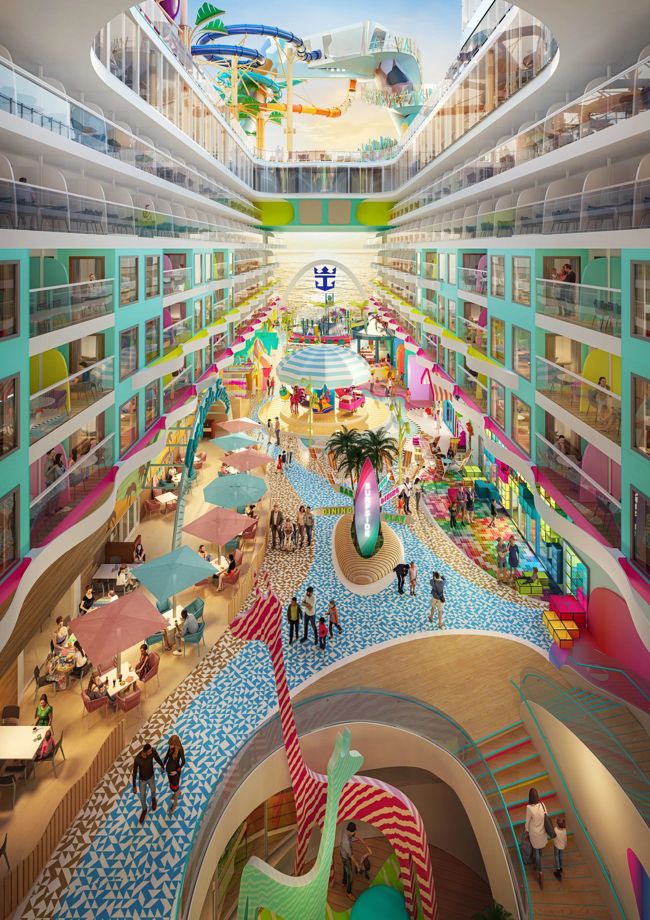 USA, Honduras, Mexiko, Bahamy z Miami na lodi Icon of the Seas, Icon of ...